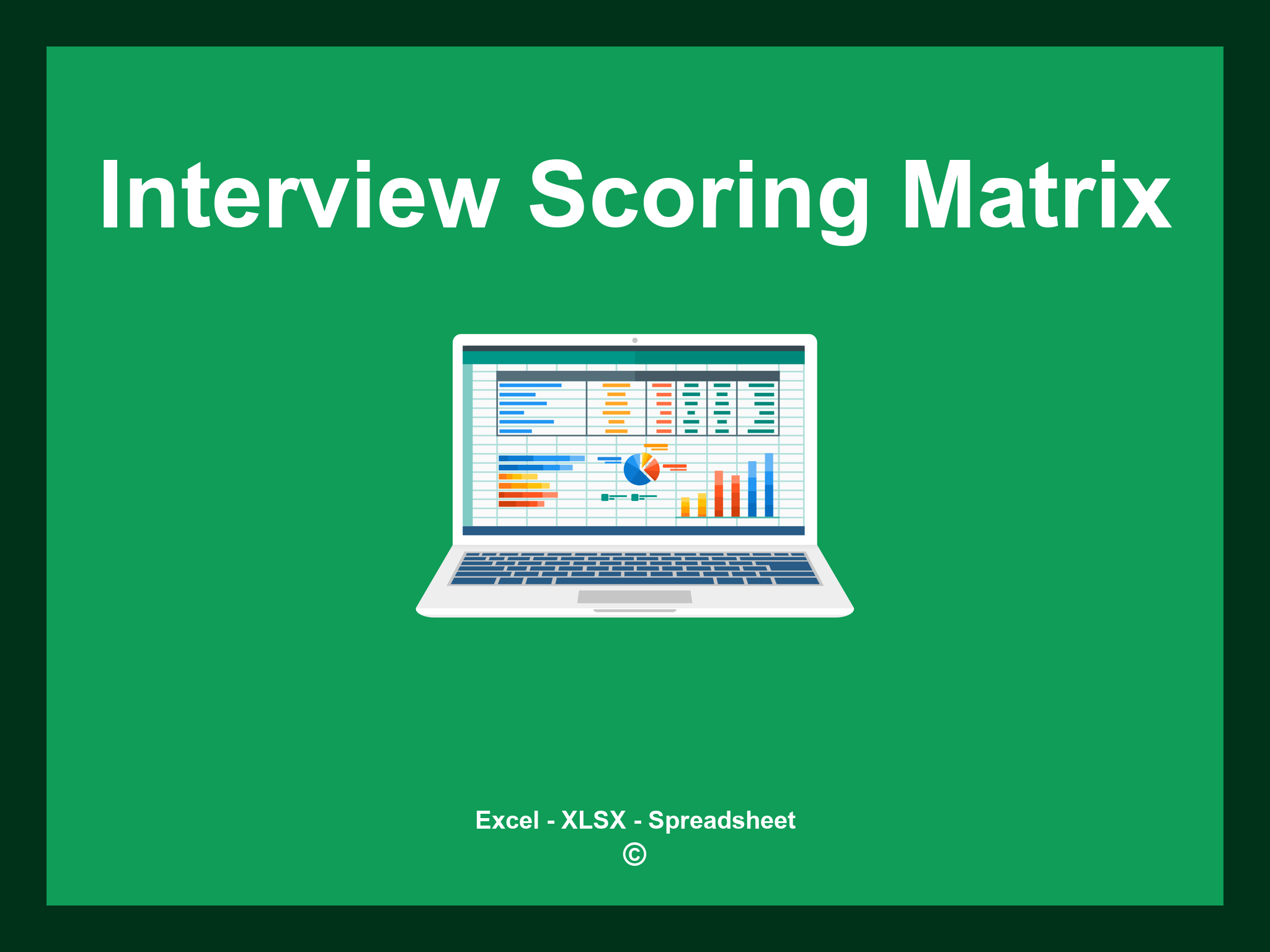 Interview Scoring Matrix Template Excel