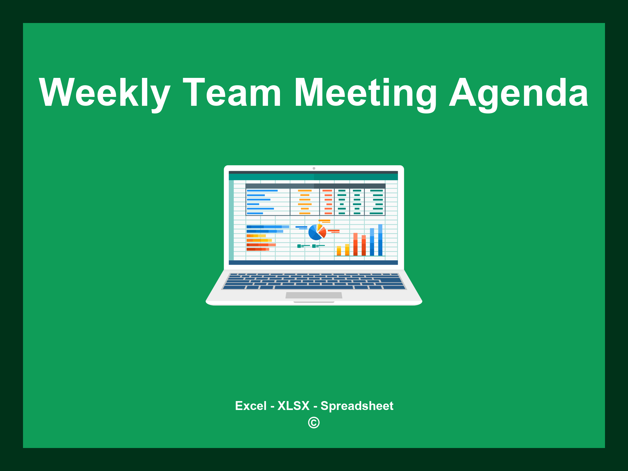 Weekly Team Meeting Agenda Template Excel